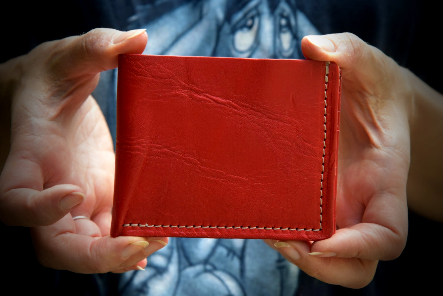 Leather Billfold Wallet - Locally Made in Tennessee USA